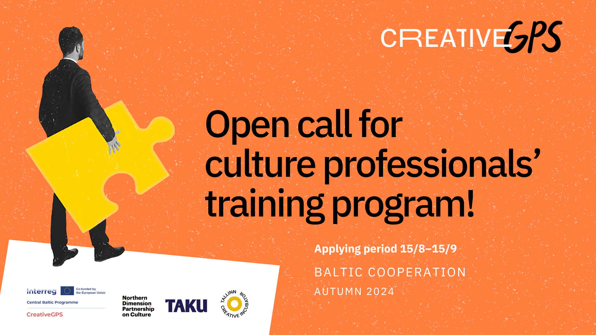 Open call for culture professionals' coaching program CreativeGPS